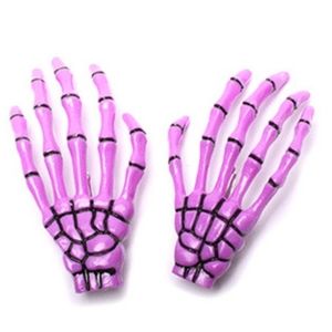 None | Accessories | Tiktok Skeleton Hands Hair Clips Made Popular By ...